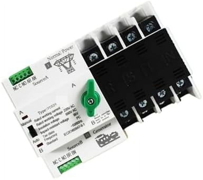 Dual Power Automatic Transfer Switch ATS 110V 220V PC Dual Power ...