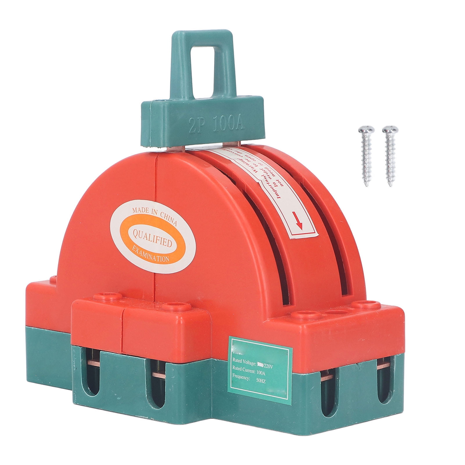 Dual Power Disconnector Switch, 2P Bidirectional AC220V 100A Switch for ...