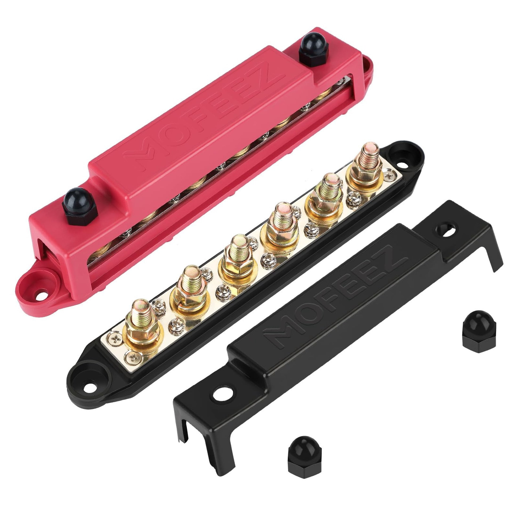 Dual Power Distribution Bus Bar with 6 Posts and 10 Screws for 48V 250A ...