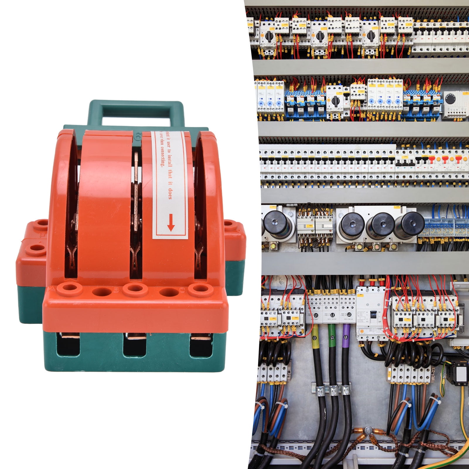 Dual Power Knife Switch, 63A, 380V For Generators, Circuit Breakers ...