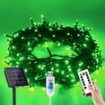 Dual Power Solar Lights-32M 300LED Solar And USB String Lights With ...