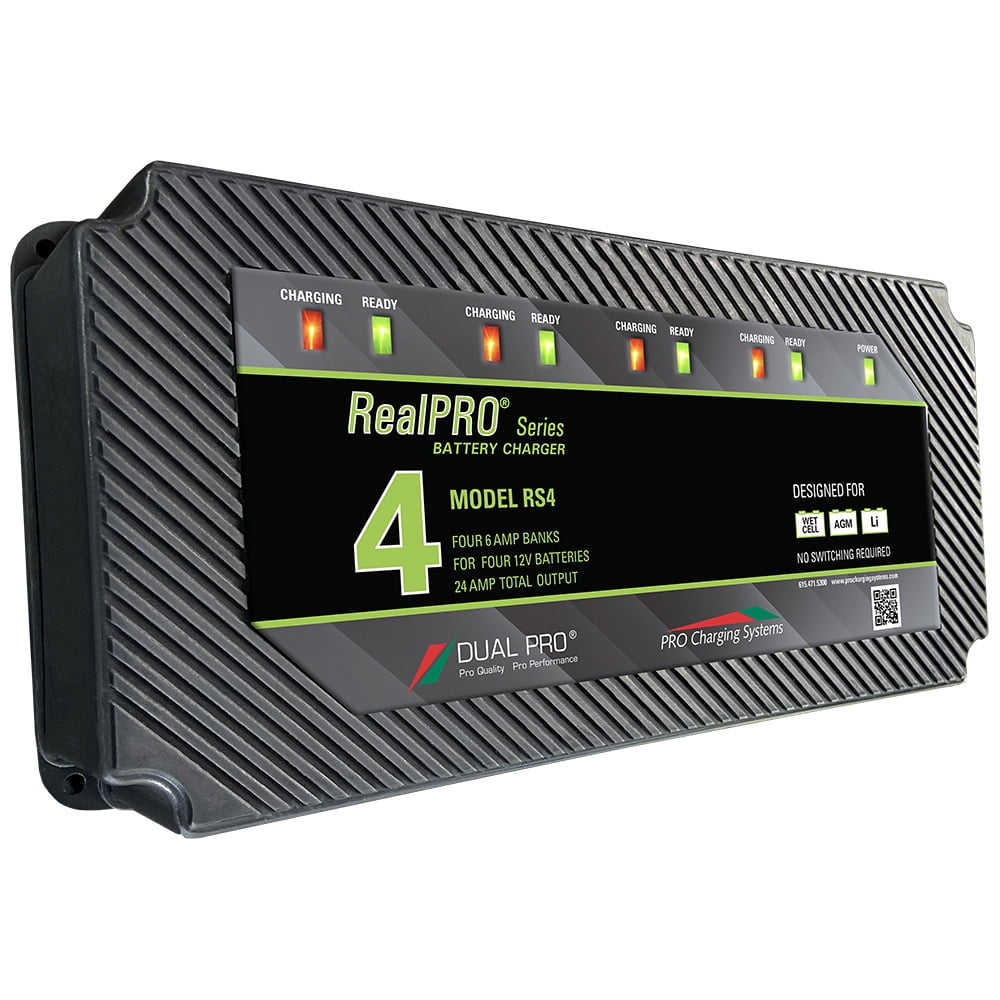 Dual Pro Auto Charge Maintenance Rechargeable Battery Charger Rs4 - 4 ...