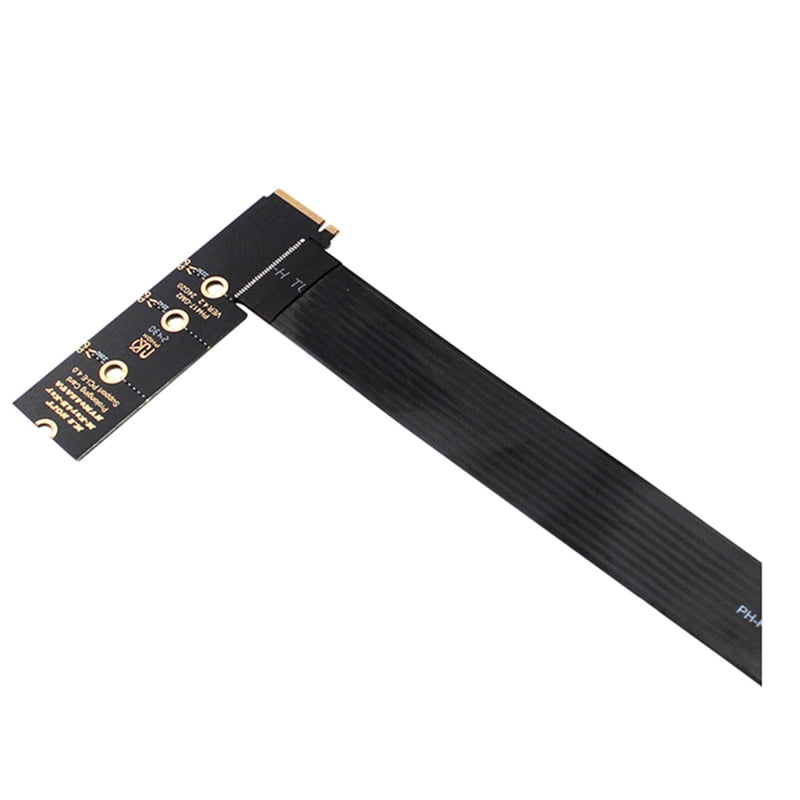 Dual Protocol PCIE4.0 M.2 M Key NVME Extension Cable Riser Card for ...