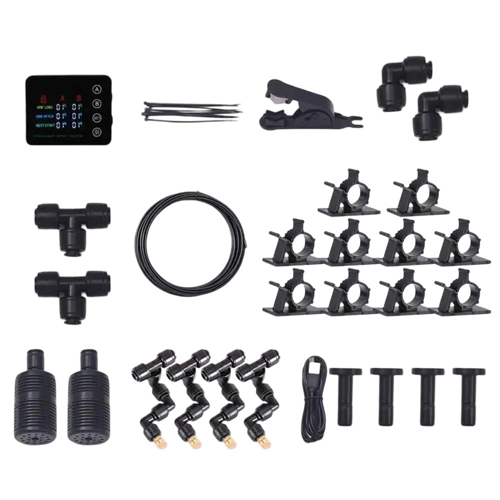 Dual Pump Automatic Mist Spray System with Extensive Coverage and ...