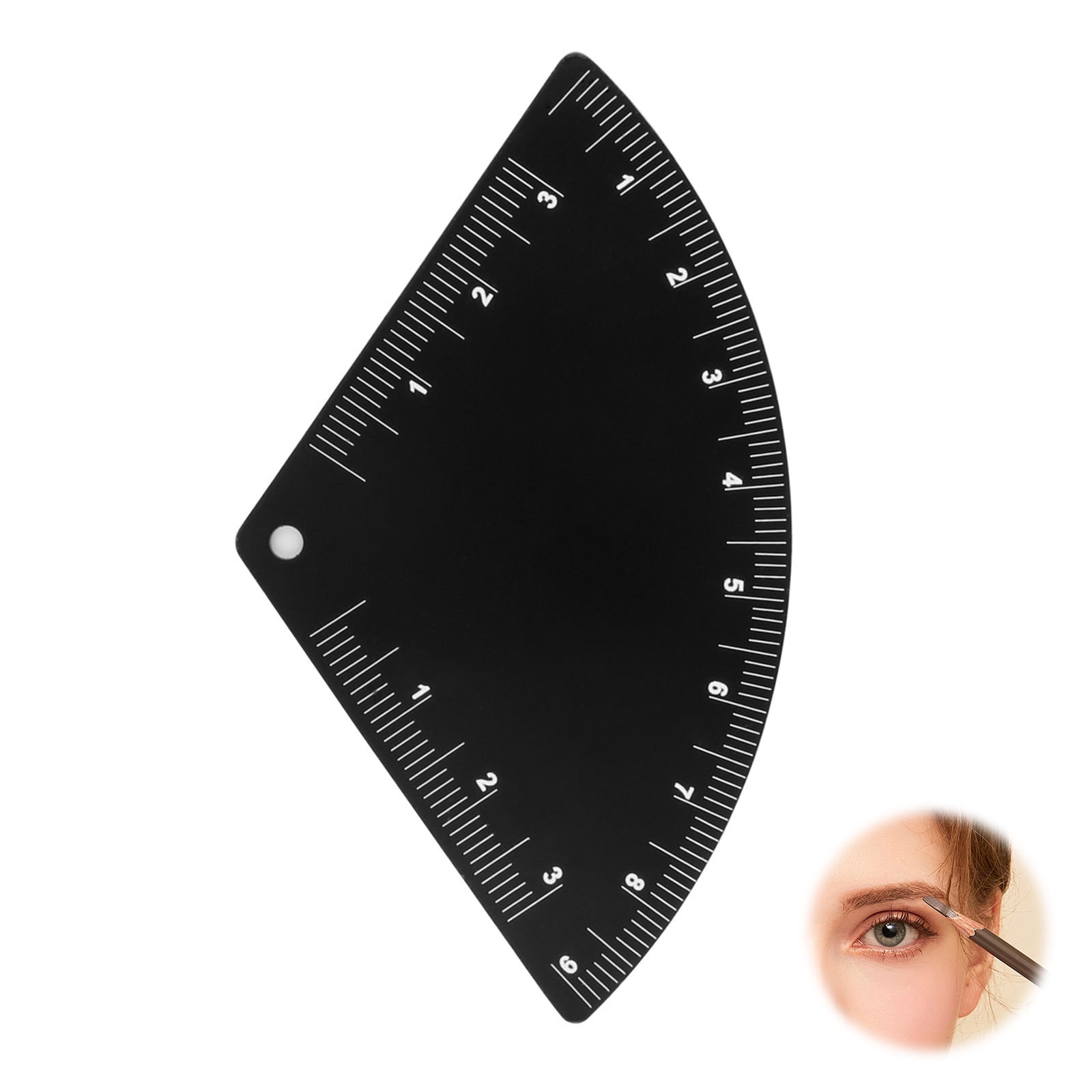 Multifunctional Eyebrow Ruler Tool with cm Markings & Adjustable ...