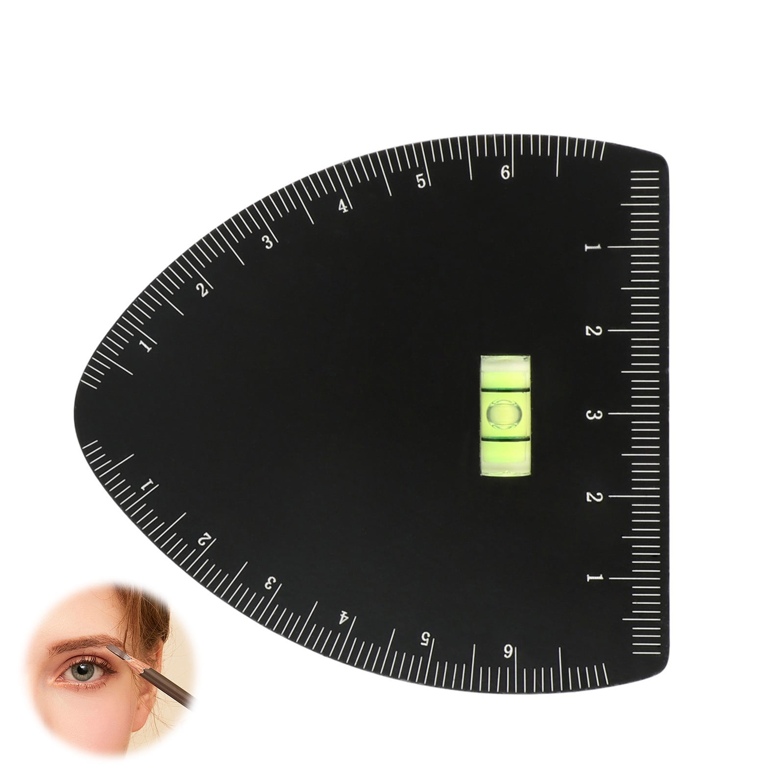 Multifunctional Eyebrow Ruler Tool with cm Markings & Adjustable ...