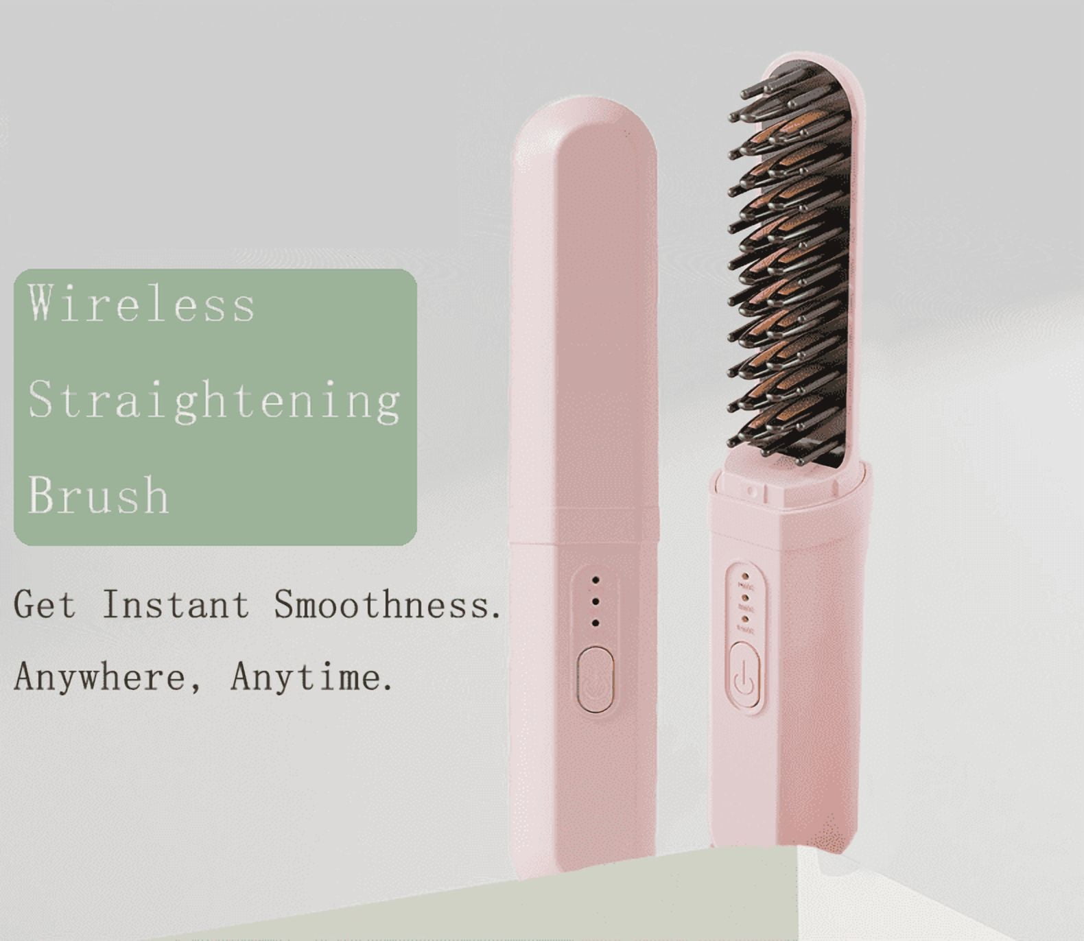 Dual-Purpose Comb,Curling Iron,Produces Loose Curls,Hair Waving Style ...