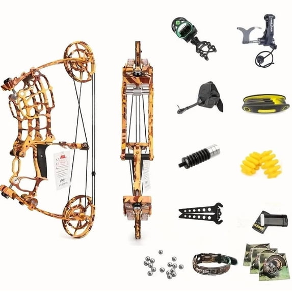 Dual Purpose Composite Bow Archery Composite Bow Kit 30-60lbs - Walmart.com