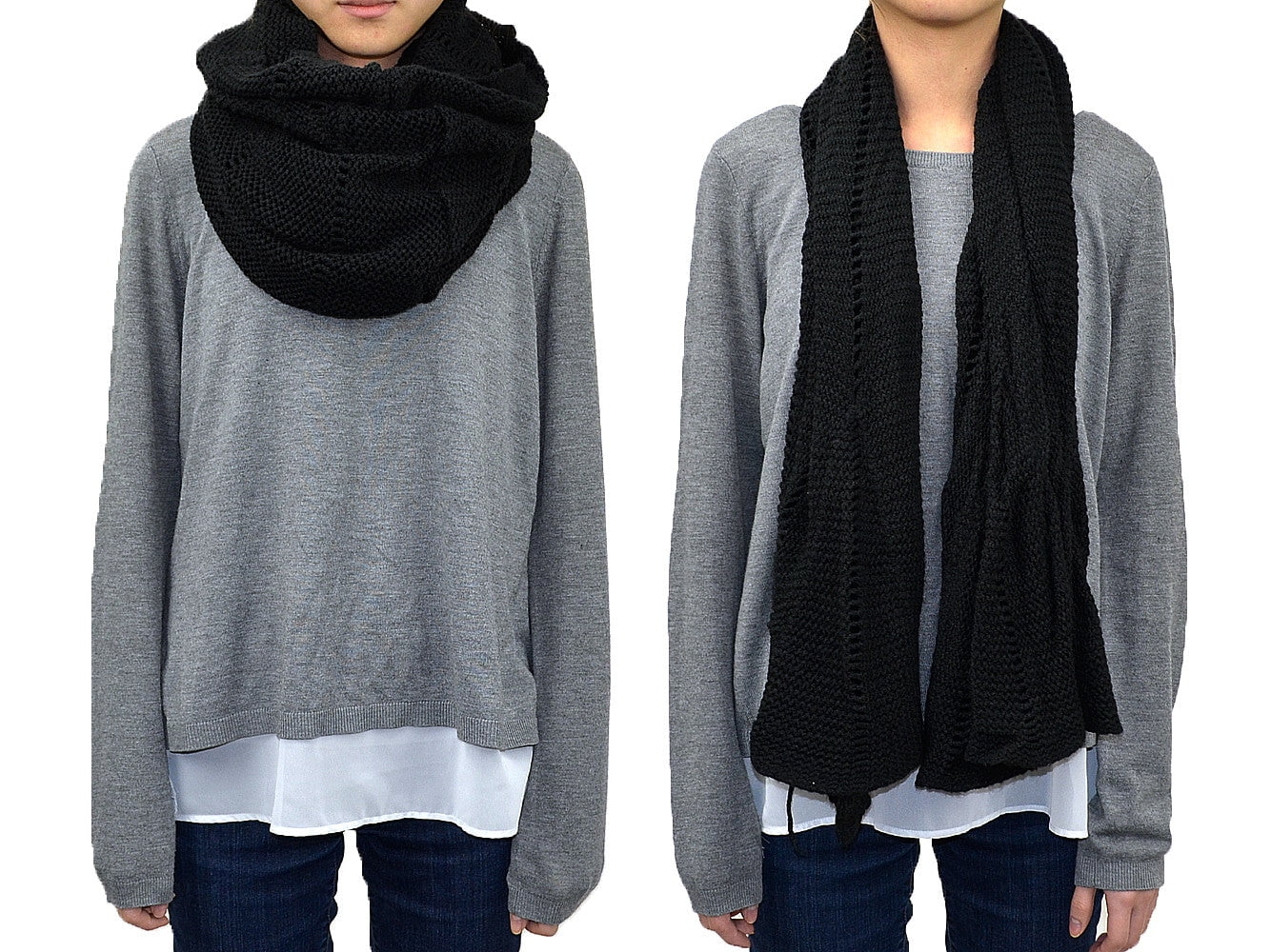 Dual Purpose Infinity or Long Scarf - Walmart.com