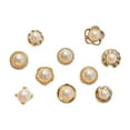 Dual-Purpose Pearls Button Clip, Decorative Garment Fastener for Secure ...
