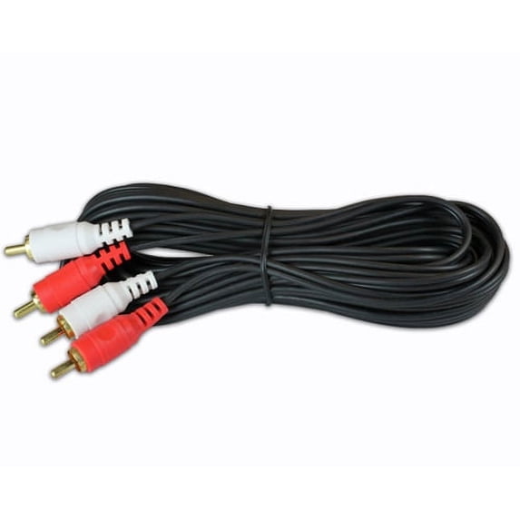 Yovus, Dual RCA Cable, 25', Red and White Male RCA Plugs, Audio Cable ...