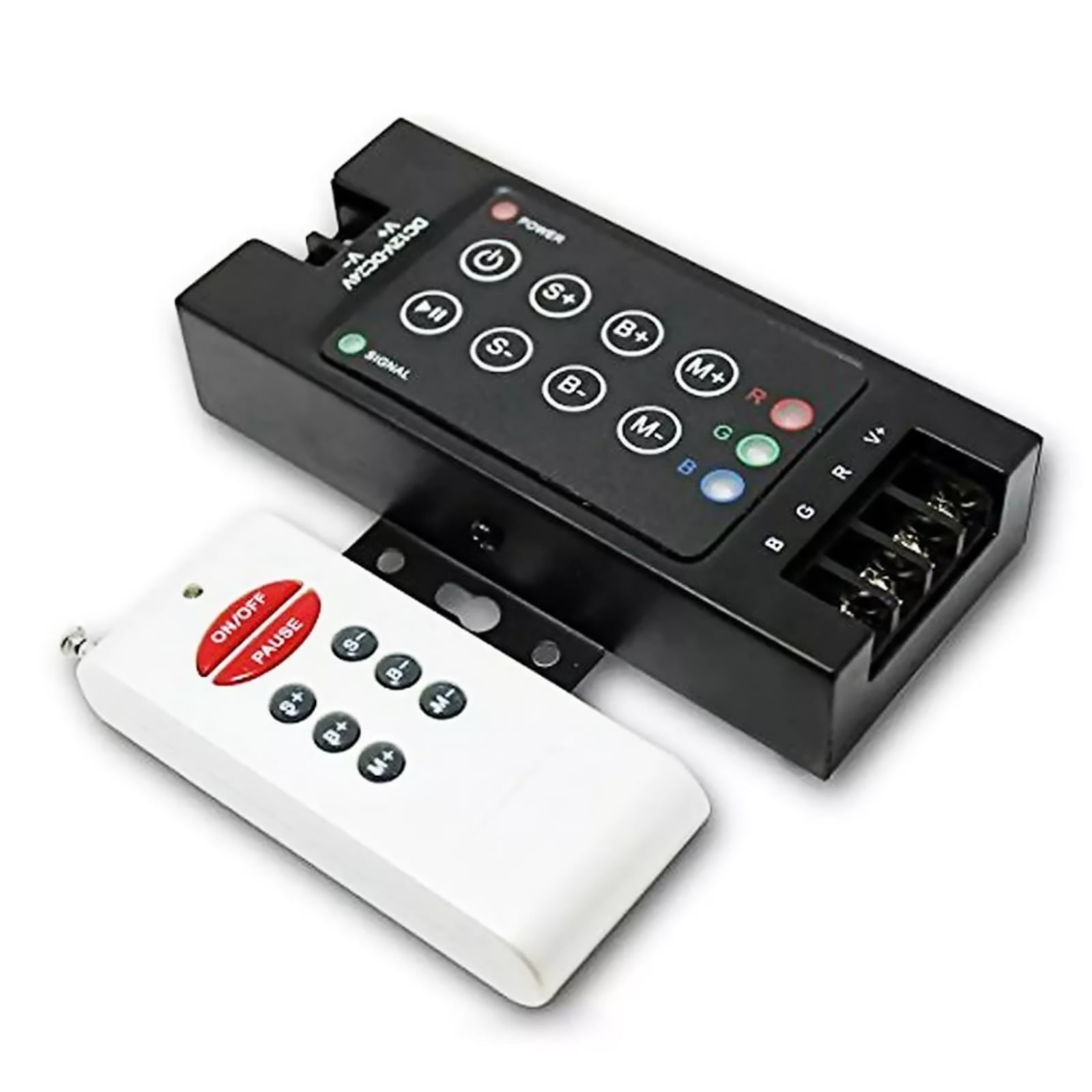 Dual RF Wireless RGB LED Controller 288W Power for Living Room and ...