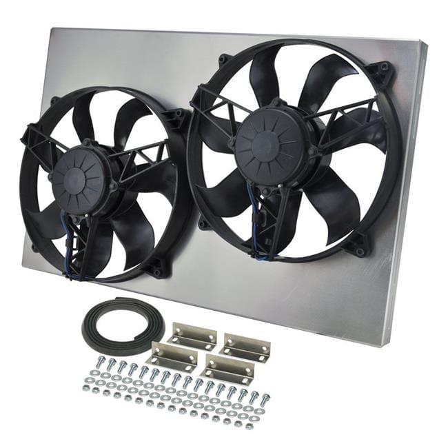 Dual Rad Shroud Aluminum Shrouded Fan - Walmart.com