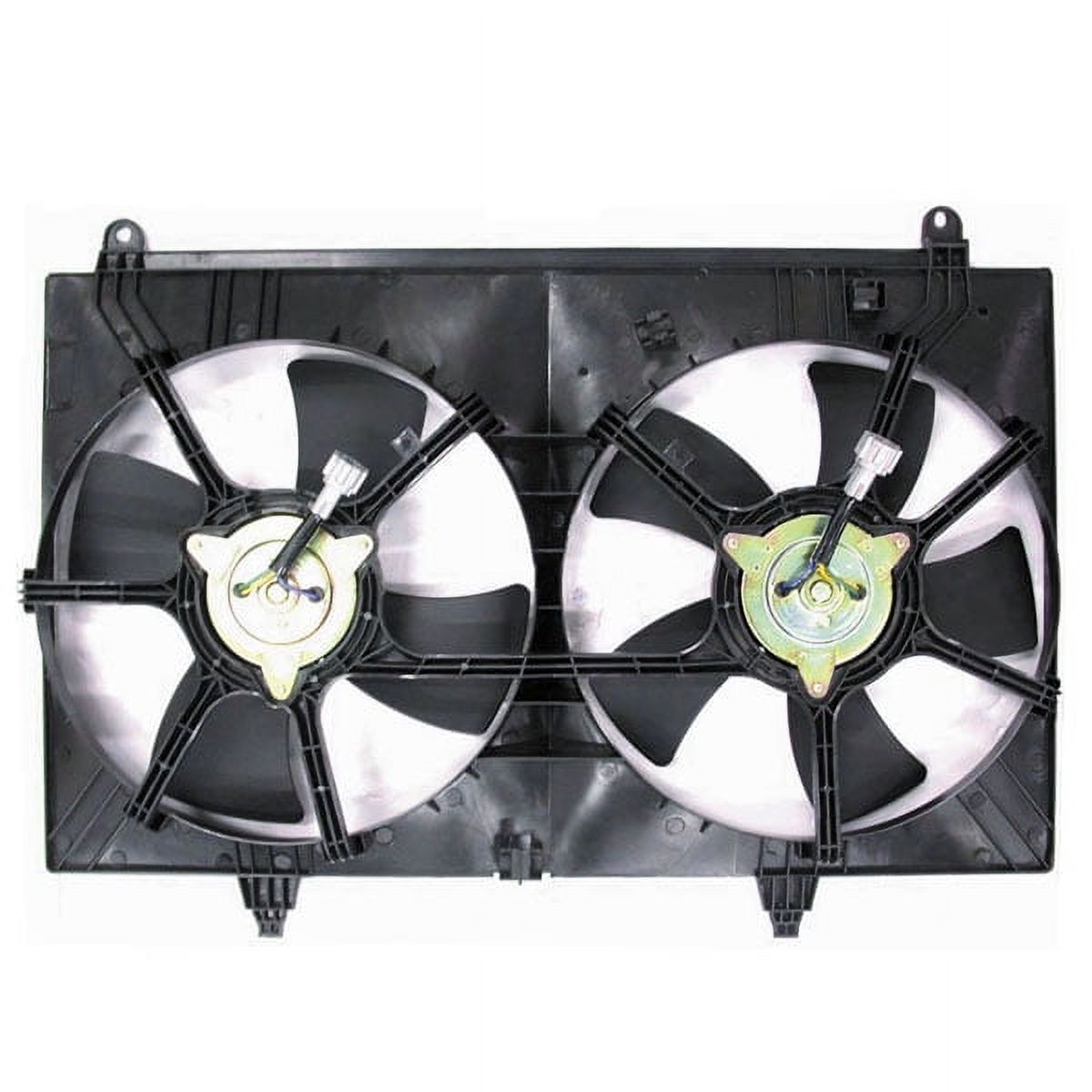 TYC Dual Radiator AC A/C Condenser Cooling Fan Motor Assy For 03-08 FX ...