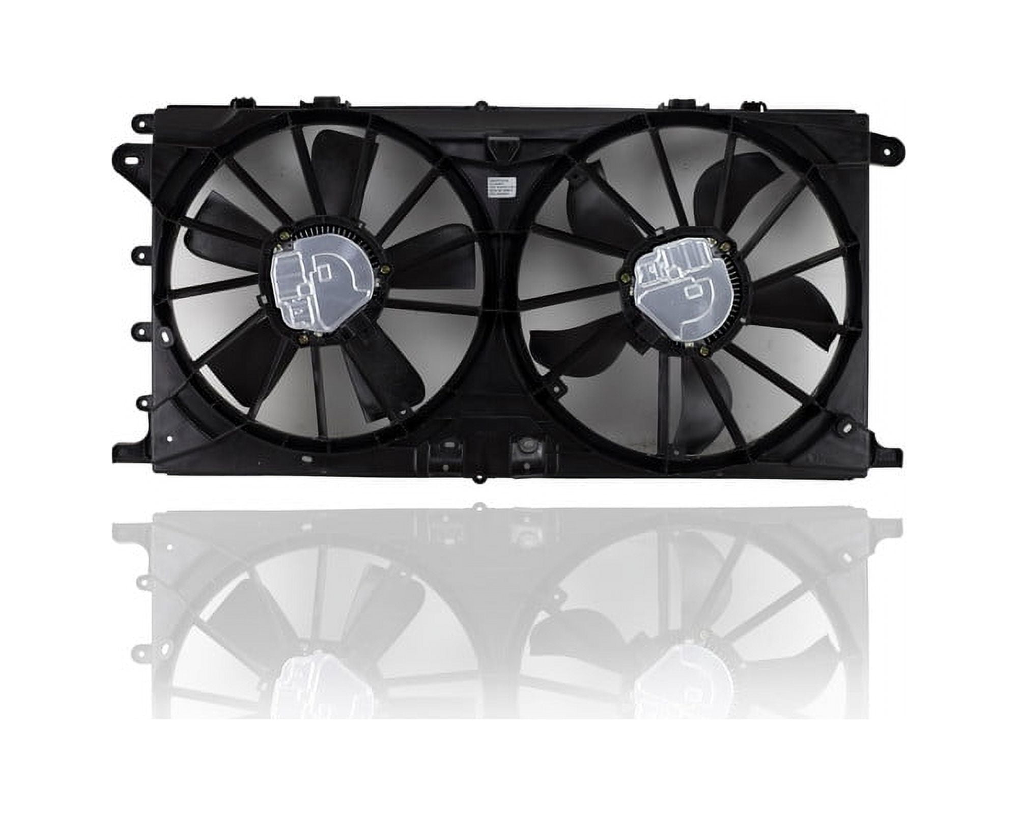 Dual Radiator and Condenser Fan Assembly - Compatible/Replacement for '18-20 Ford F-150 2.7/3.5 ...