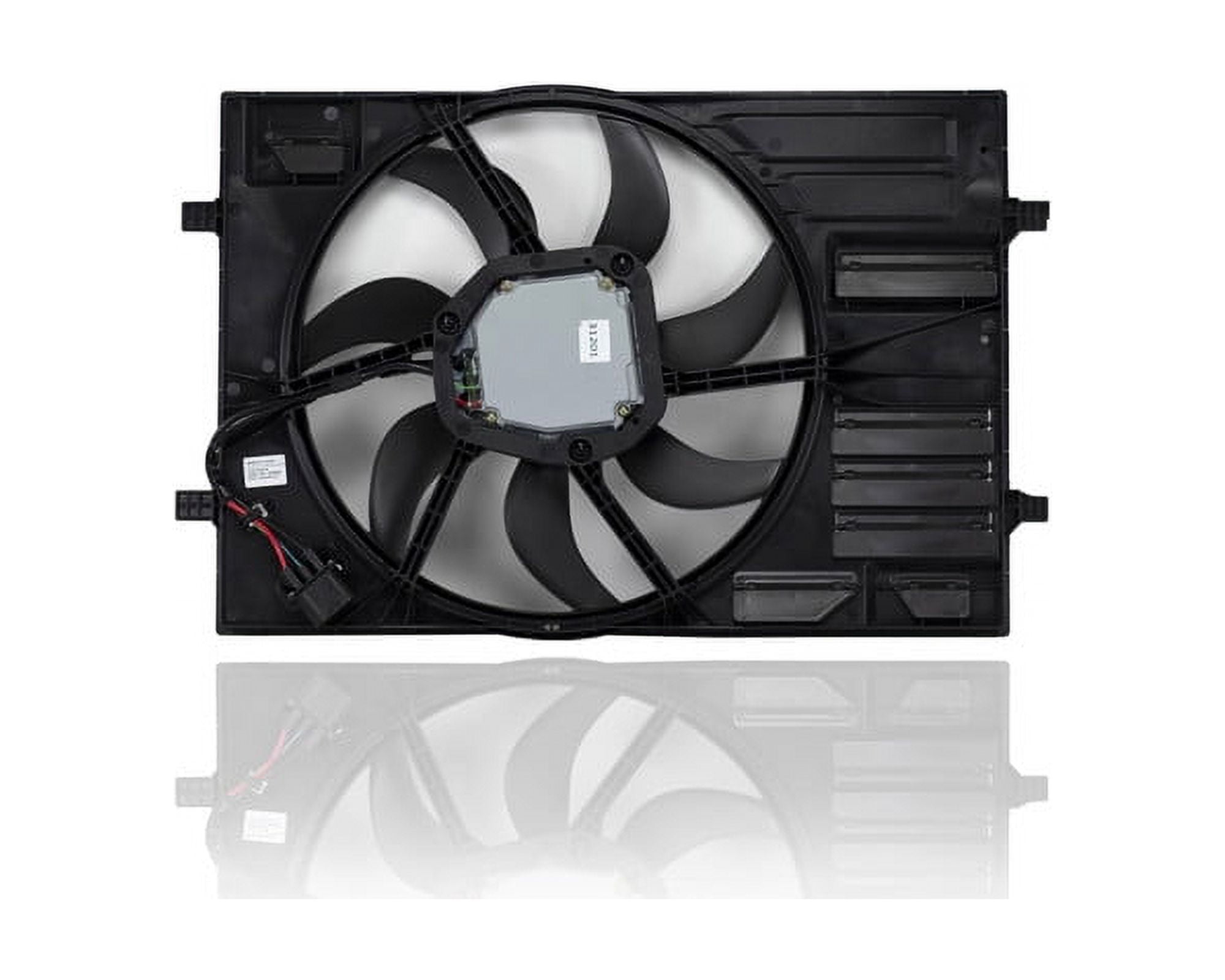Dual Radiator and Condenser Fan Assembly Compatible/Replacement for '19 ...