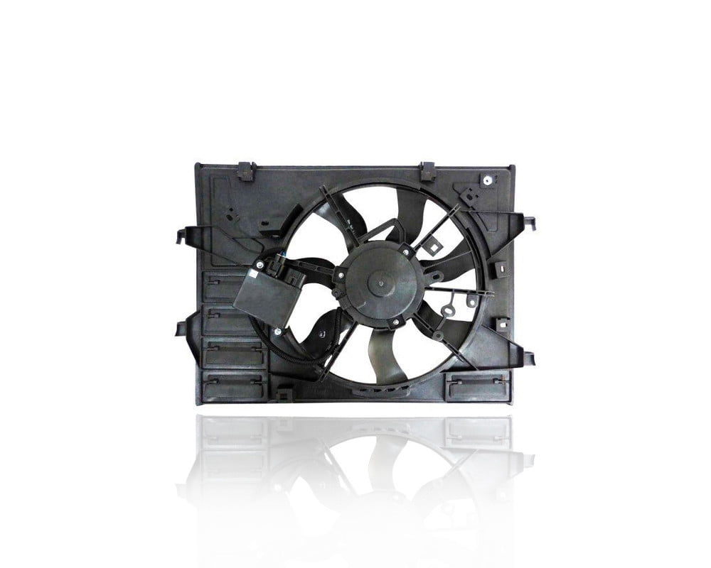 Dual Radiator and Condenser Fan Assembly - Cooling Direct Compatible/Replacement for '16-23 ...
