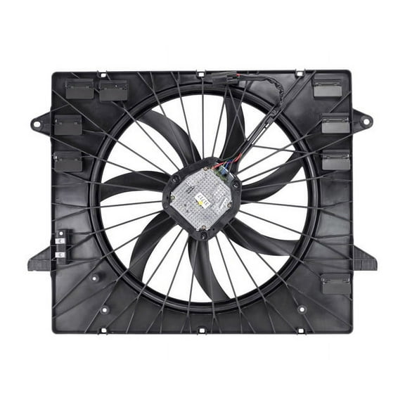 Pontiac 6000 Dual Radiator And Condenser Fan Assembly