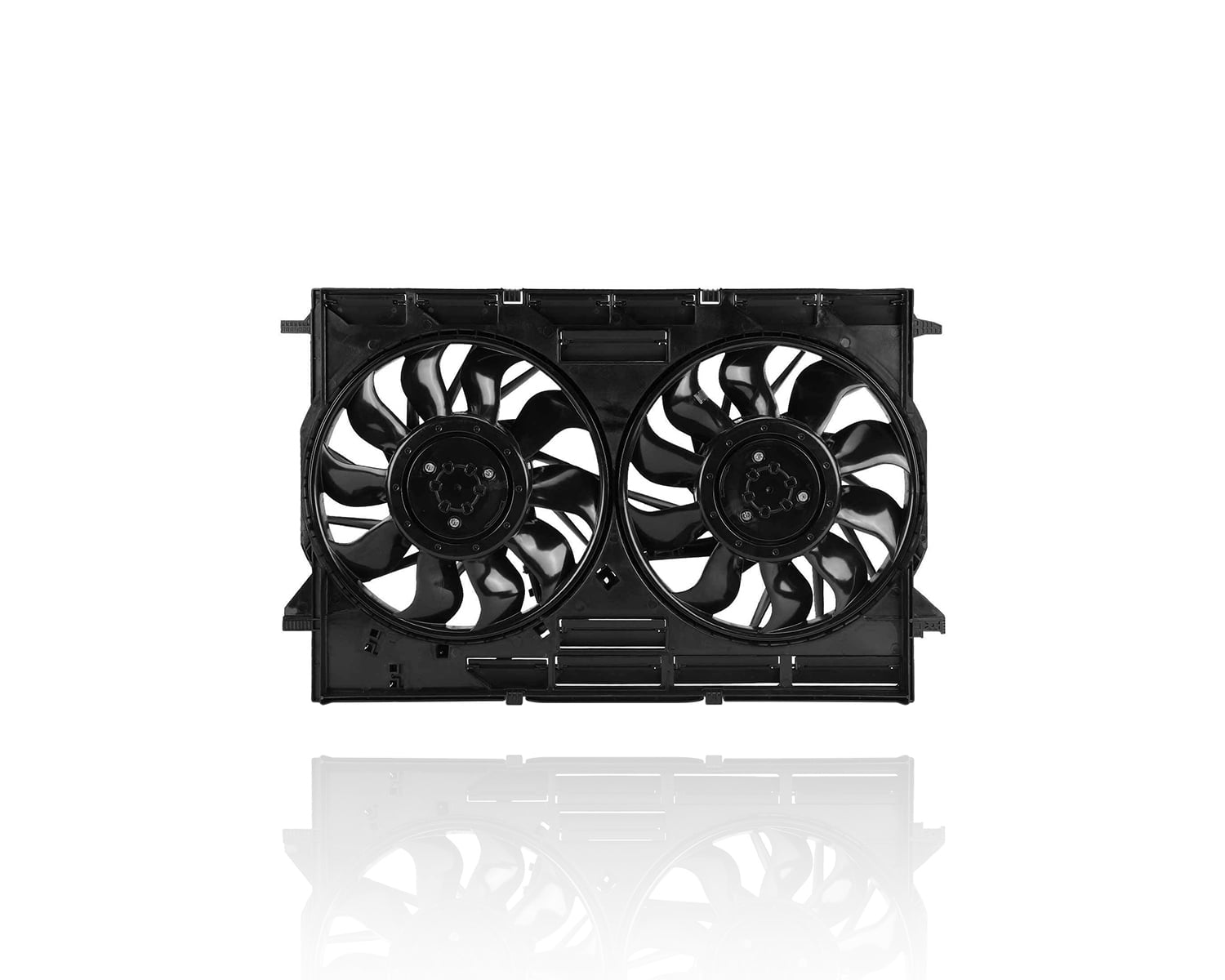 Dual Radiator and Condenser Fan Assembly - Cooling Direct Compatible/Replacement for '18-23 Audi ...