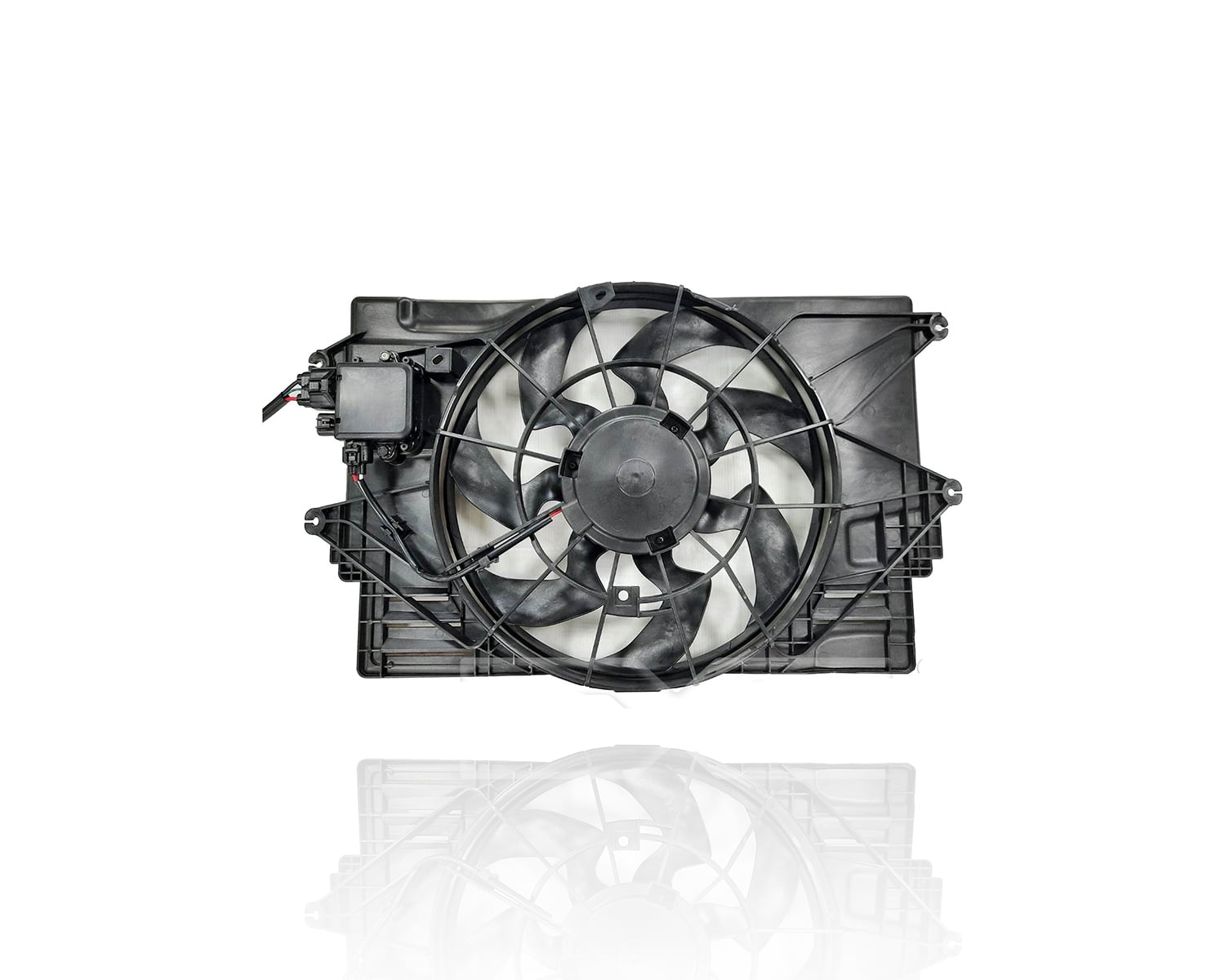 Dual Radiator and Condenser Fan Assembly - Cooling Direct Compatible/Replacement for '19-21 ...