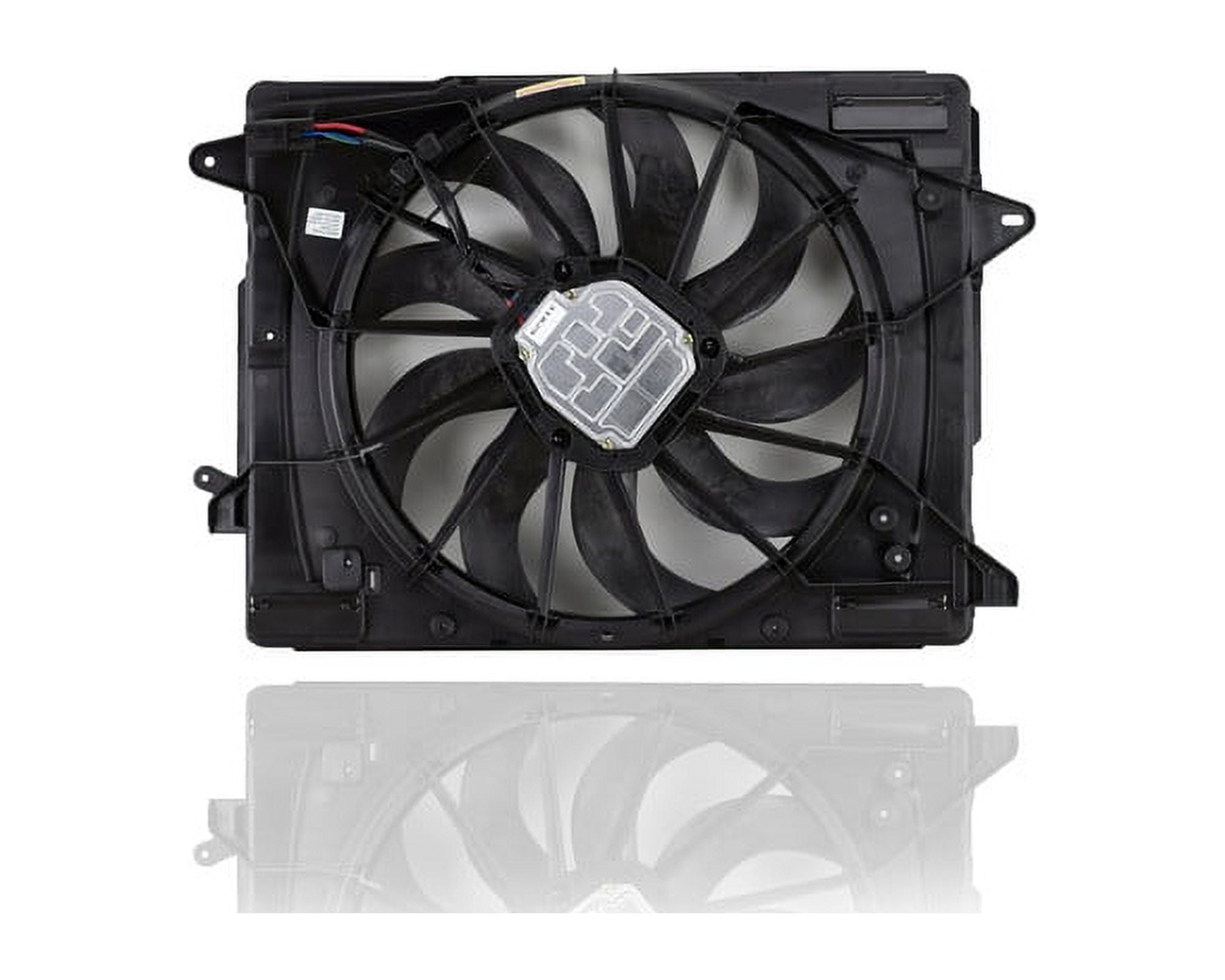 Dual Radiator and Condenser Fan Assembly - Cooling Direct Compatible/Replacement for '20-21 Ford ...