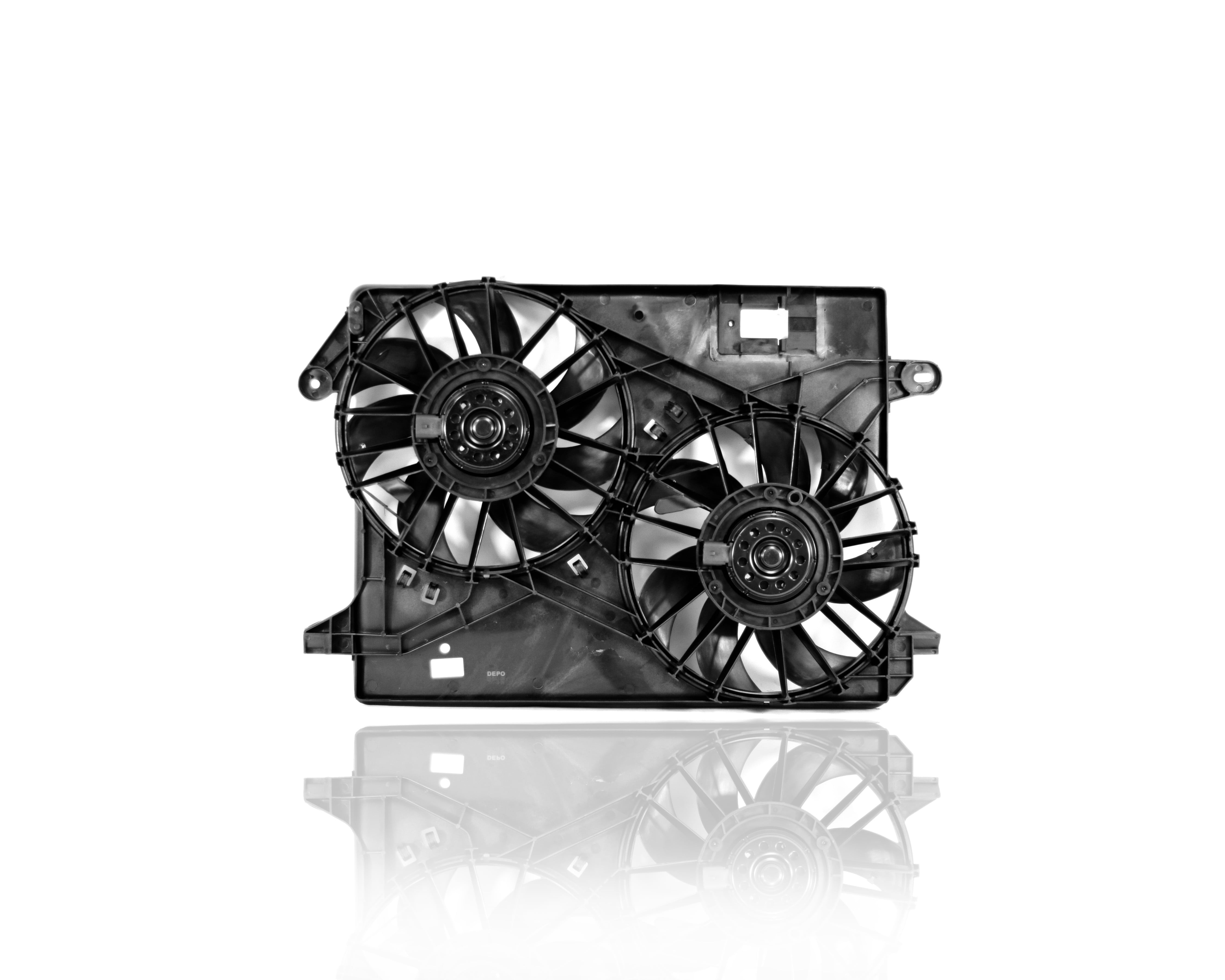 Dual Radiator and Condenser Fan Assembly - Cooling Direct Fit/For ...