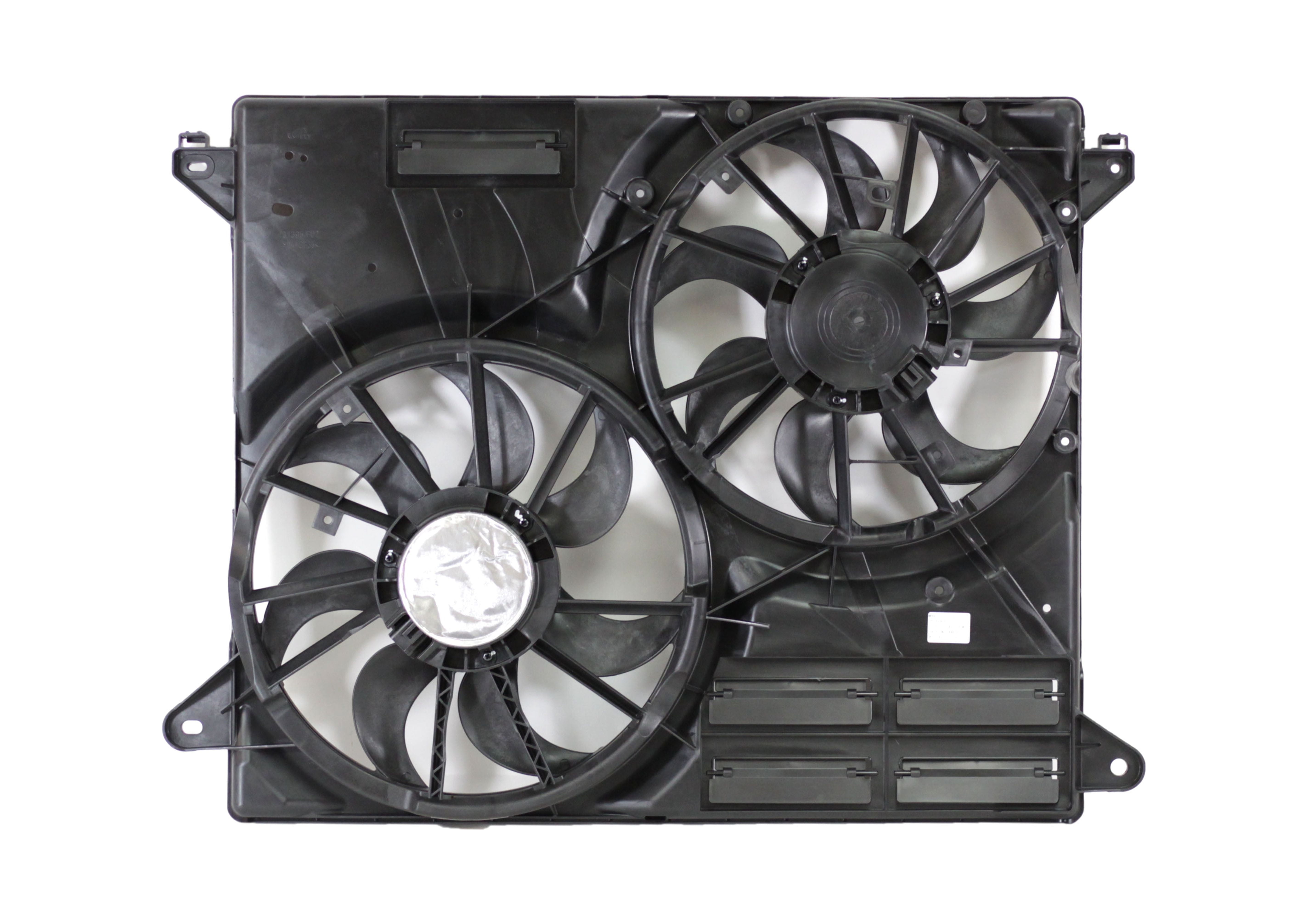 Dual Radiator and Condenser Fan Assembly - Cooling Direct Fit/For F2GZ8C607E 15-20 Ford Edge 2.0 ...