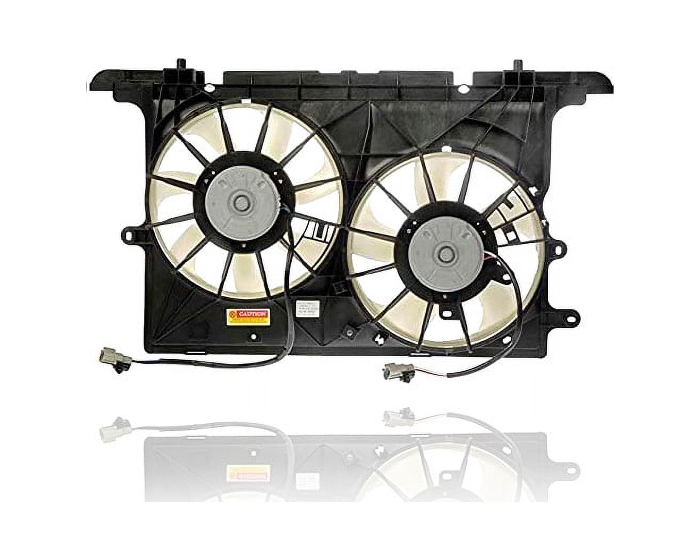 Dual Radiator and Condenser Fan Assembly - Cooling Direct Fit/For ...