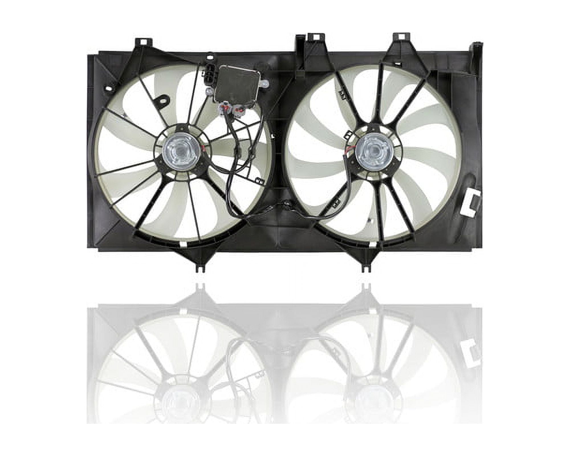 Dual Radiator and Condenser Fan Assembly - Pacific Best Inc. Compatible ...