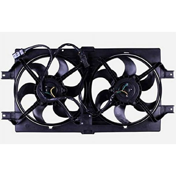 Dodge Intrepid Dual Radiator And Condenser Fan Assembly