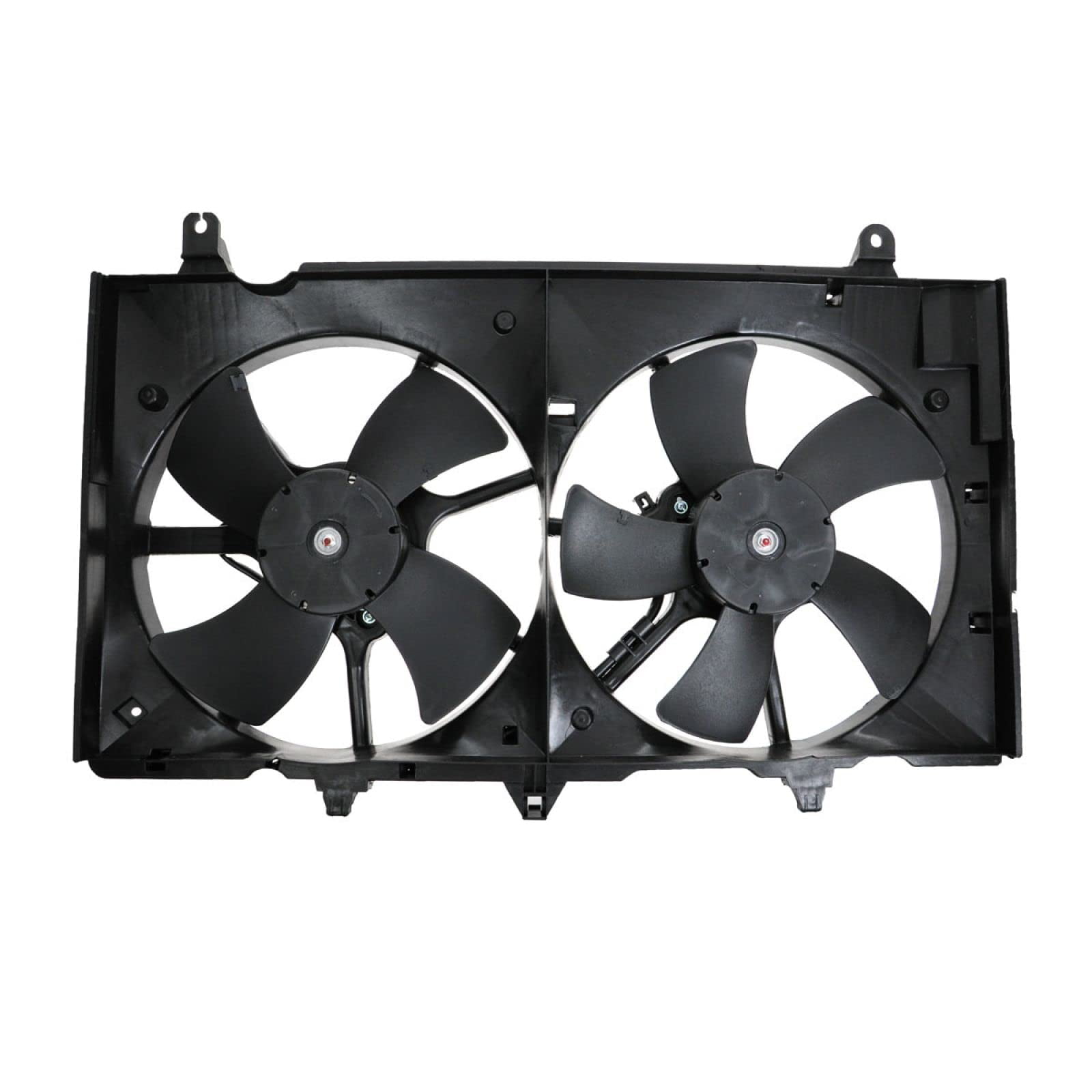 Dual Radiator Cooling Fan Blades Motors Shroud Assembly For 07-09 ...