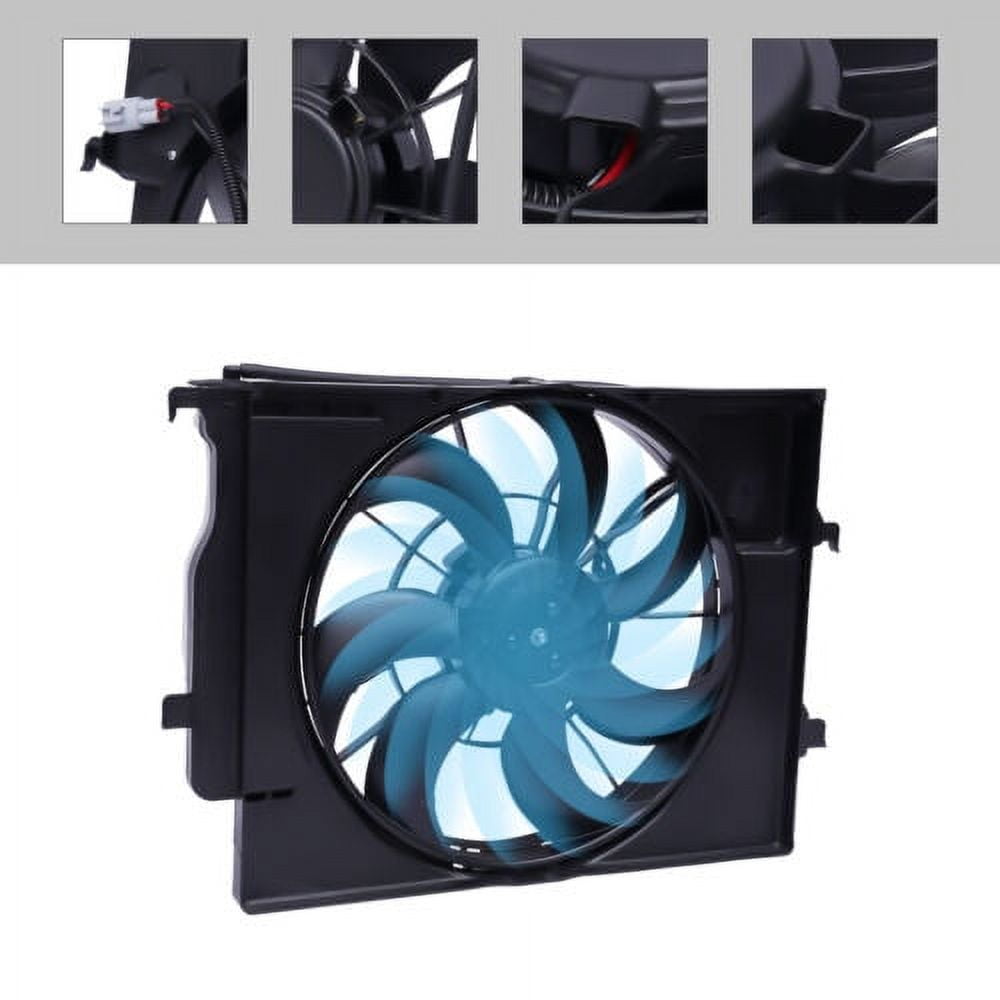 Dual Radiator Fit 2018-2020 Hyundai Accent/Kia Rio dual cooling Fan ...
