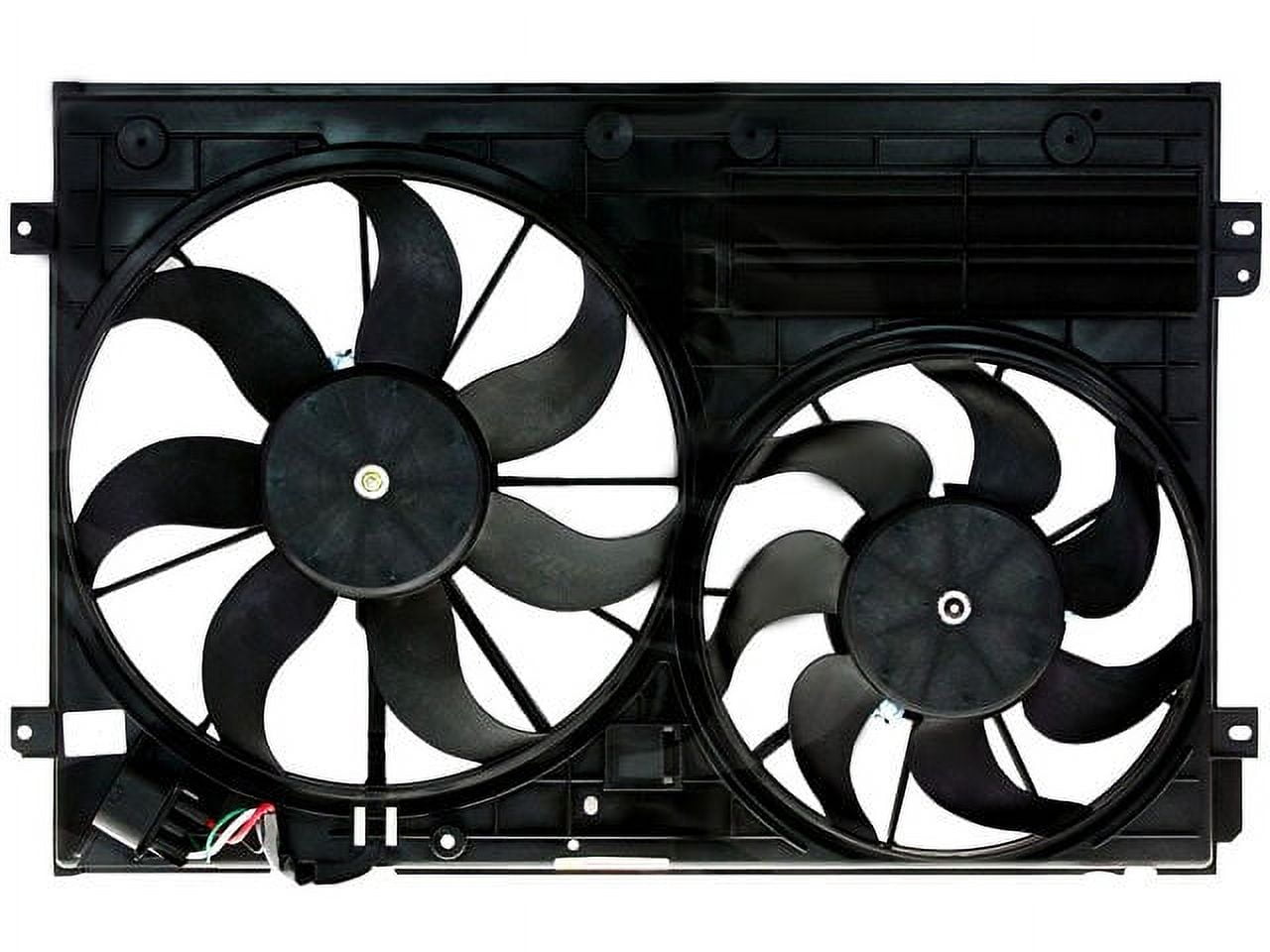 Dual Radiator and Condenser Fan Assembly - Compatible with 2006 - 2009 ...