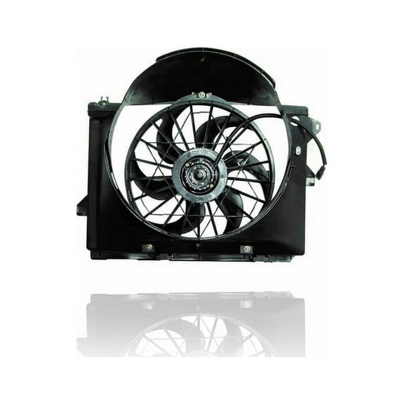 Pontiac 6000 Dual Radiator And Condenser Fan Assembly