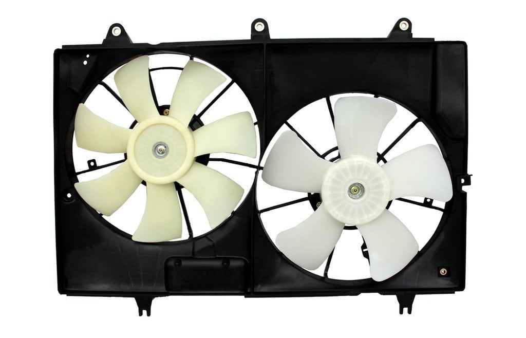 Dual Radiator and Condenser Fan Assembly - Cooling Direct Fit/For ...