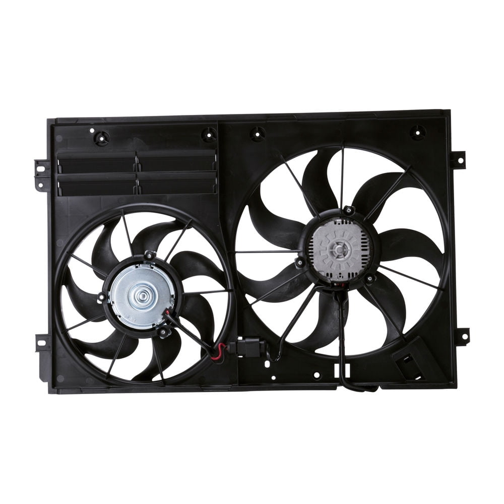 Dual Radiator and Condenser Fan Assembly Fits 2015 Volkswagen Jetta ...
