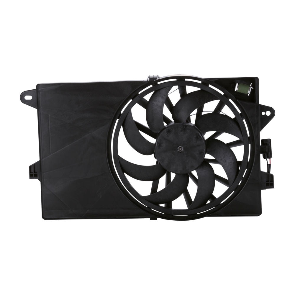 Dual Radiator and Condenser Fan Assembly Fits select: 2012-2019 FIAT ...