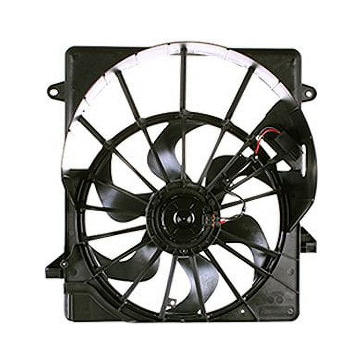 Dual Radiator and Condenser Fan Assembly for Jeep Liberty 2008-2012 ...