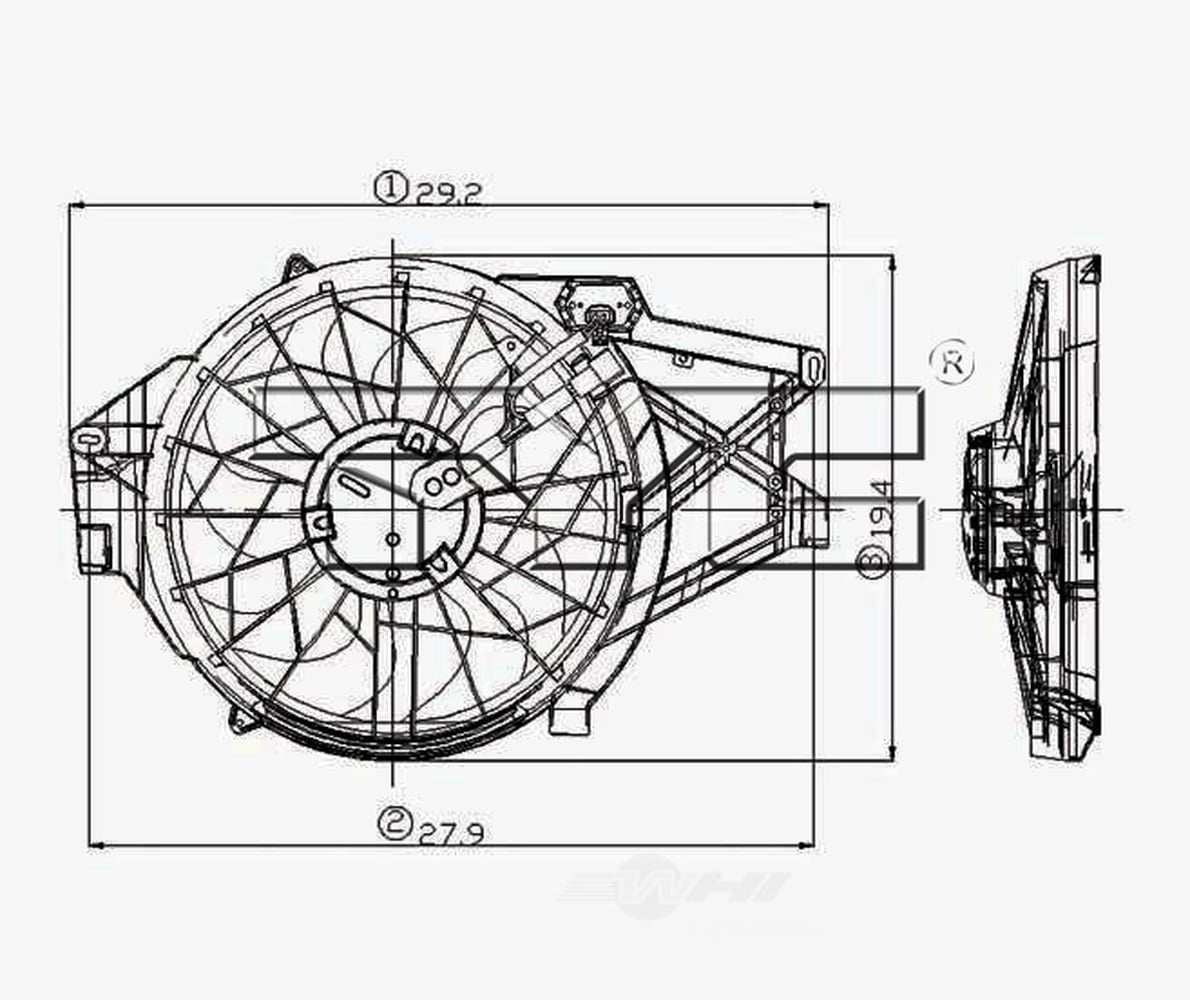 Dual Radiator and Condenser Fan Assembly - Walmart.com