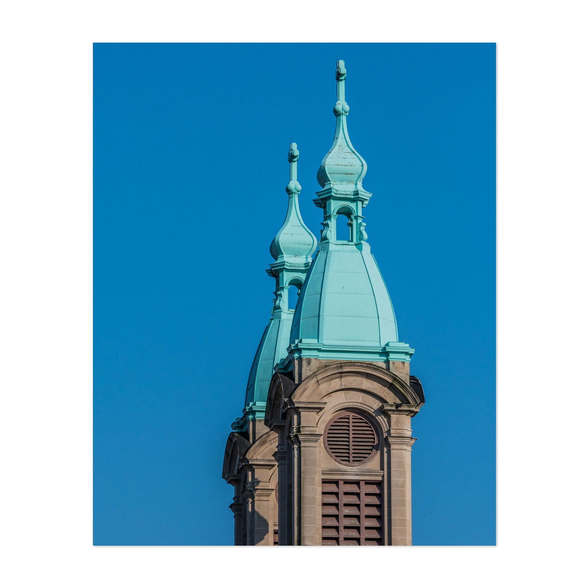 Dual Resurrection Catholic Church Steeples - Johnstown Pennsylvania ...