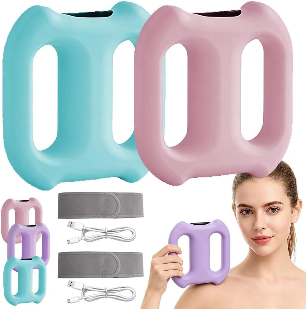 Dual-Ring Fascia Massage Ring, Multifunctional Full-Body Electric ...