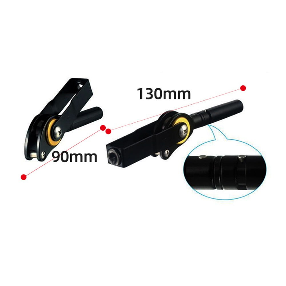 Dual Roller Double Ring Guide Fishing Rod Guide Tip Orifice Length Ring ...