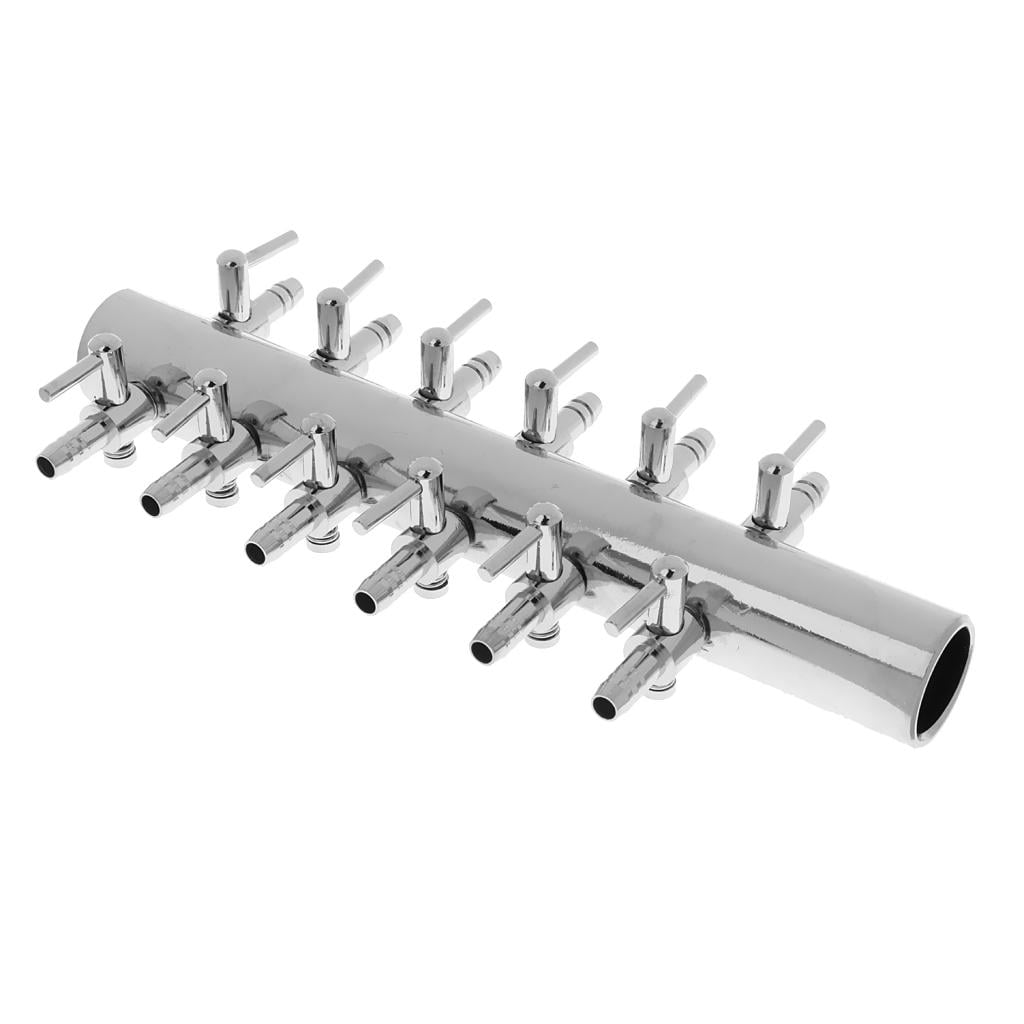 Dual Row 12-Way Aquarium Control Lever Distributor Splitter Pump ...