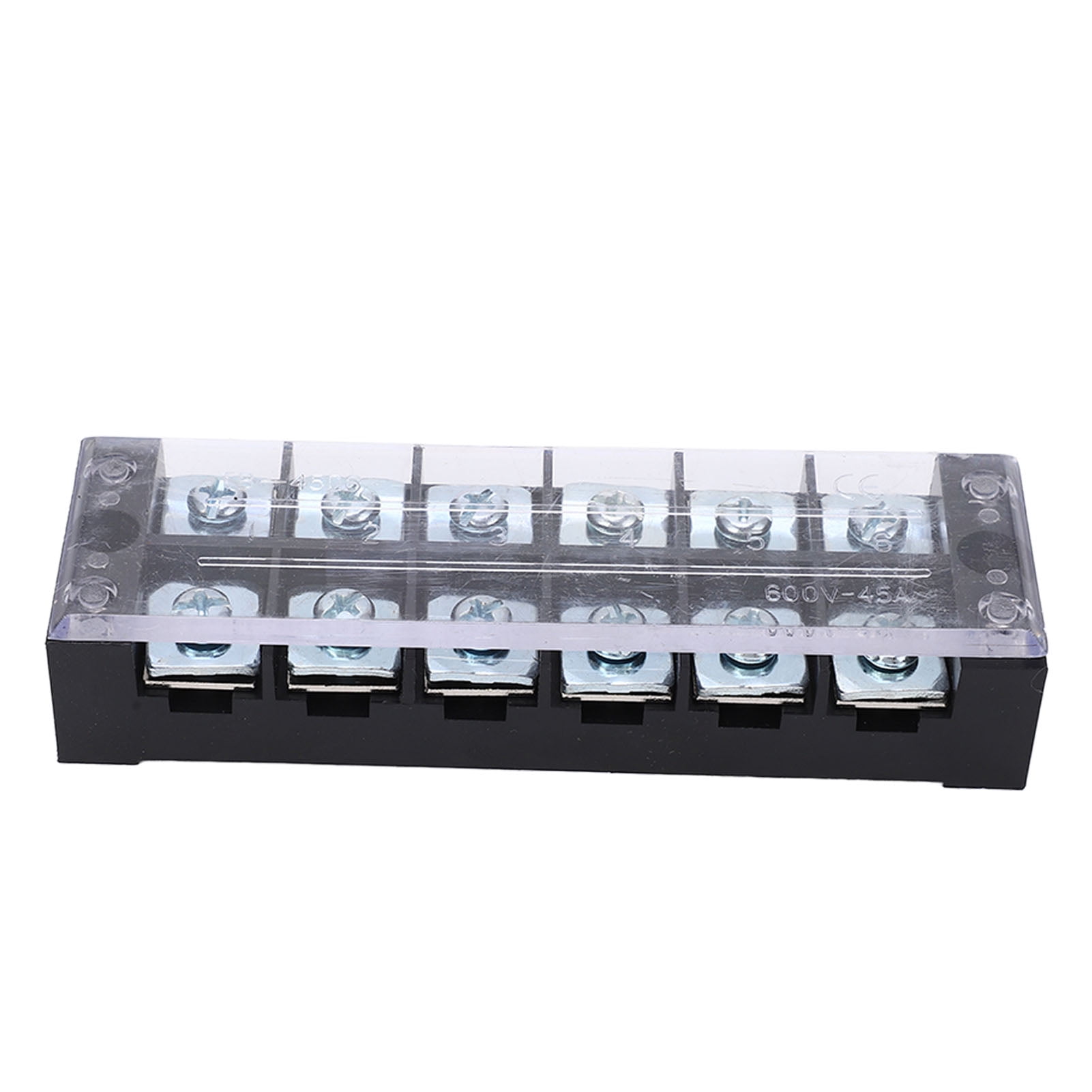 Dual Row Terminals Block Strip High Current 600V 45A Brass Contact ...