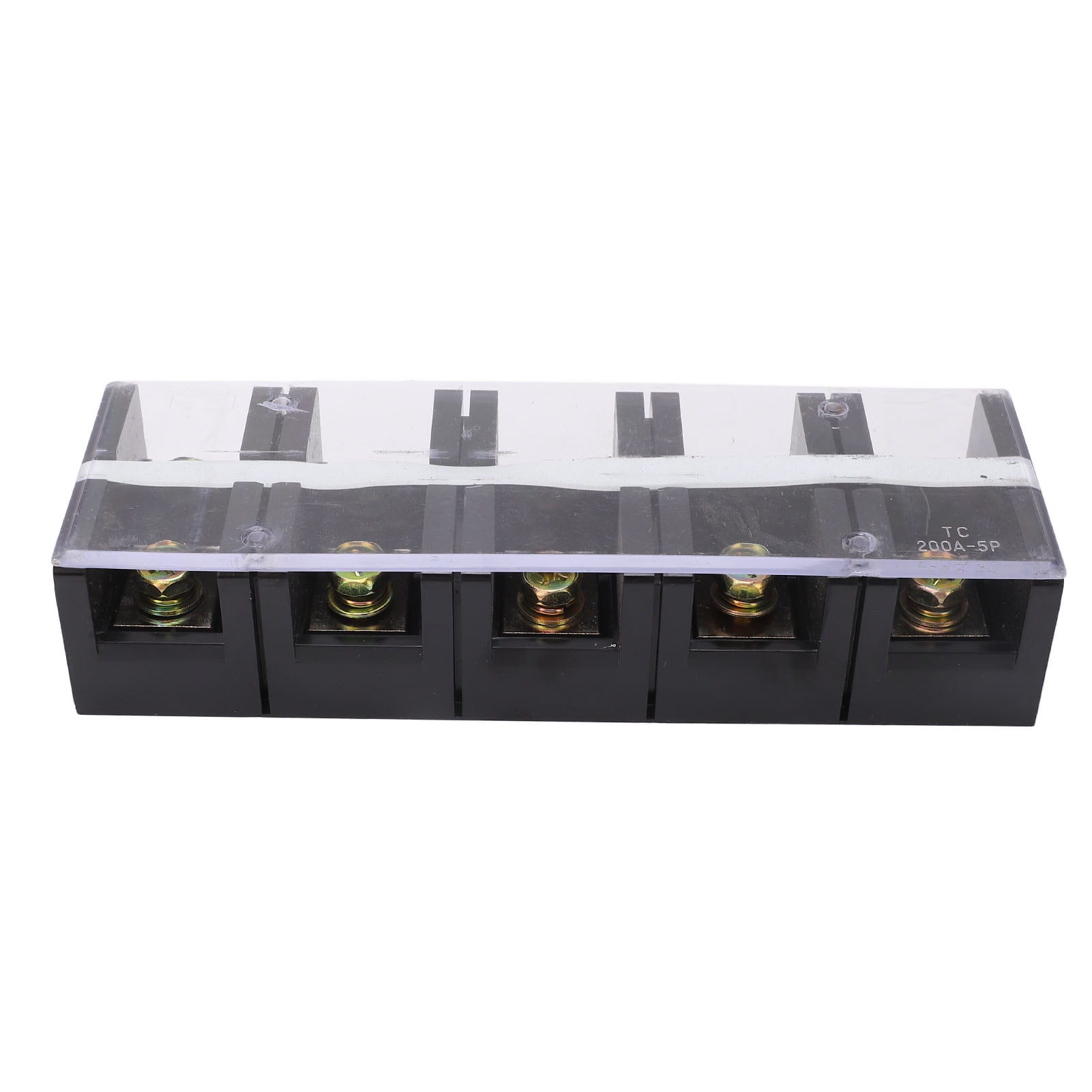 Dual Rows High Current Screw Mount Wire Barrier Block with Transparent ...
