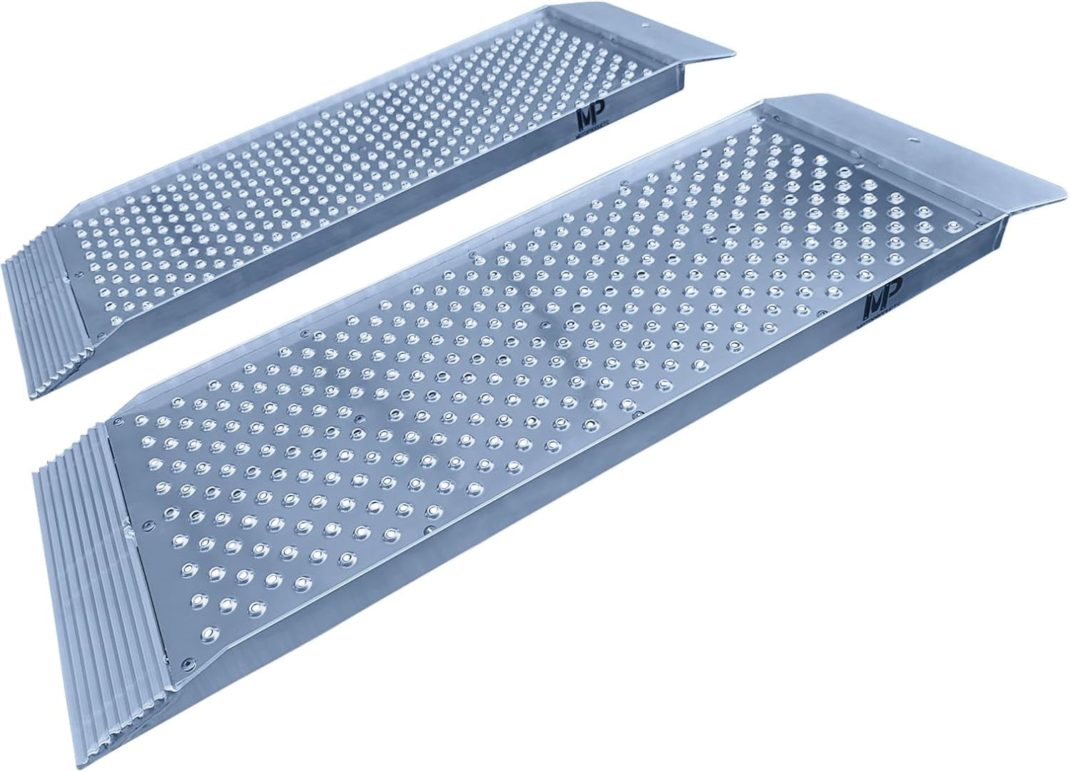 Dual Runner Shed Ramps with Punch Plate Surface & 1,500 lbs. Weight ...