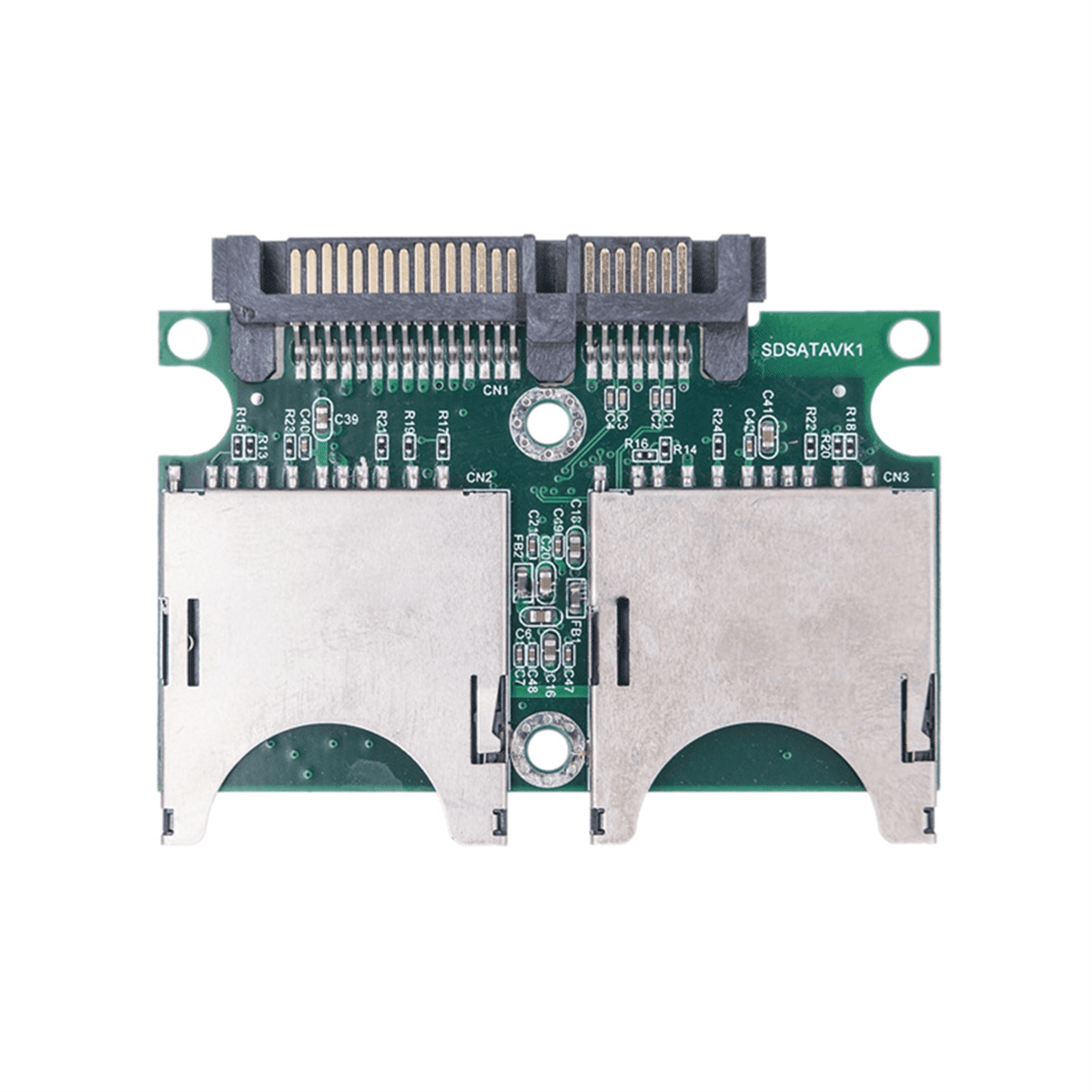 Dual SD to SATA Converter Industrial-Grade SD to SATA Adapter Card ...
