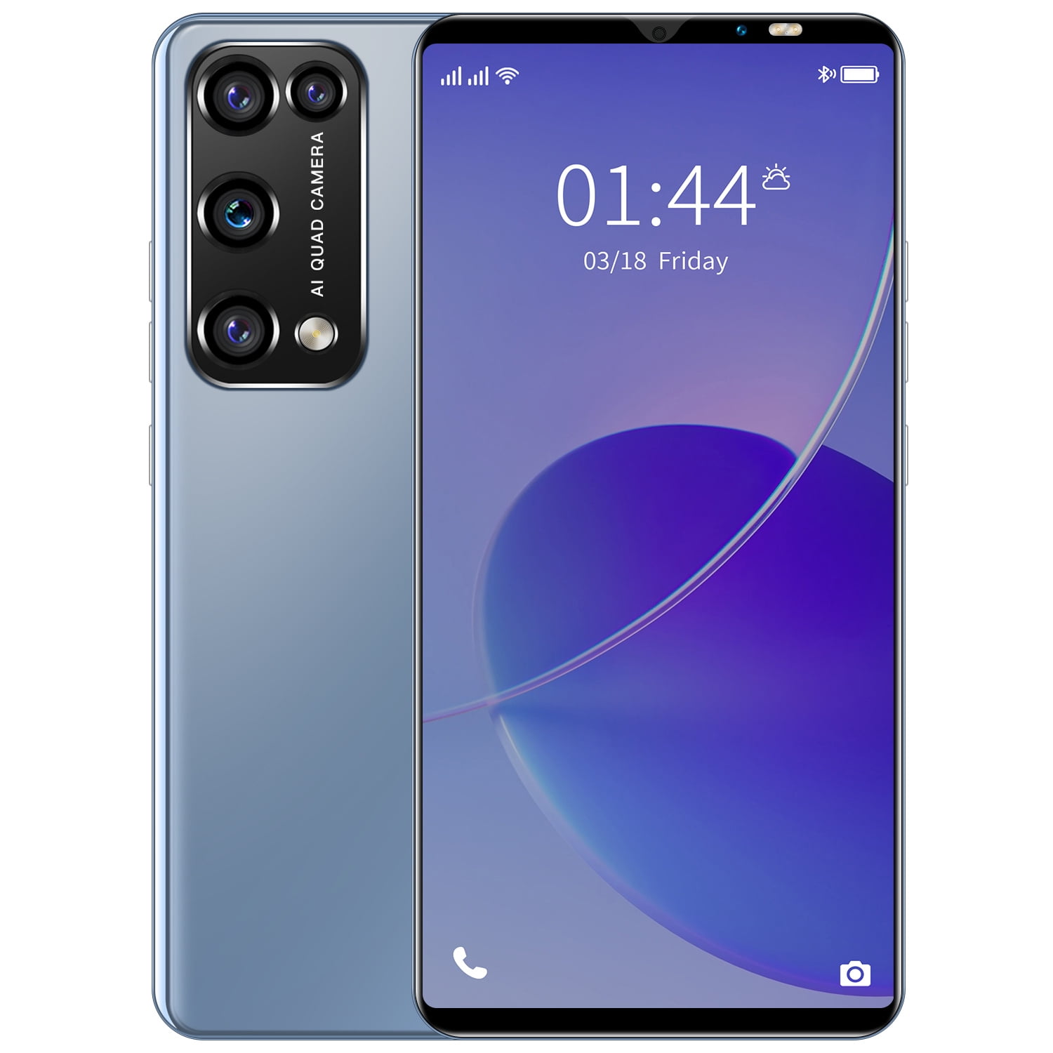 Dual SIM Dual Person Face Recognition Unlocked 3G smartphone V27 ...