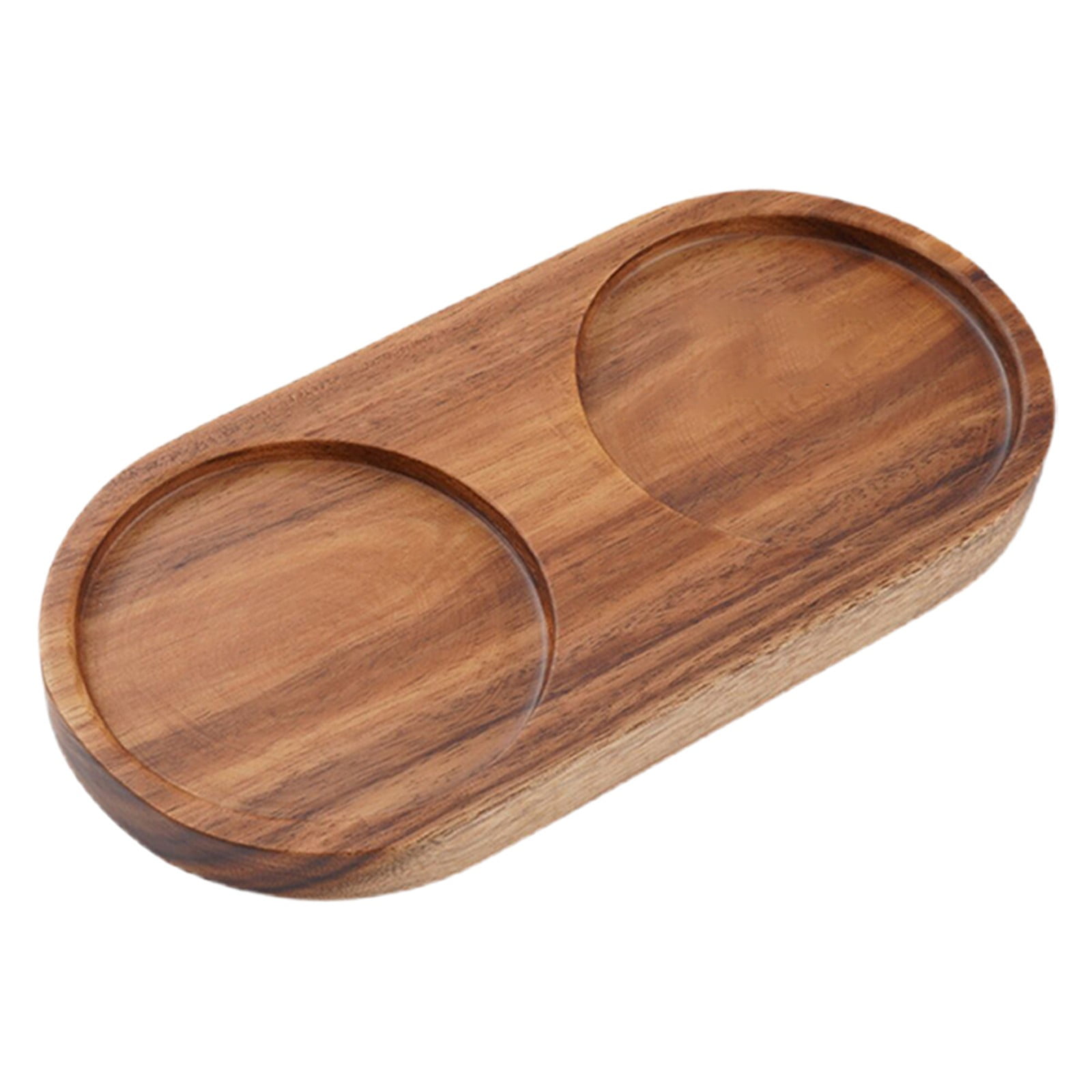 Dual Salt And Pepper Grinder Set with Wood Base - Stainless Steel ...