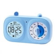 Dual Screen Visual Timer Multi Function Timing Countdown Clock Electronic And Pointer Dial Timer